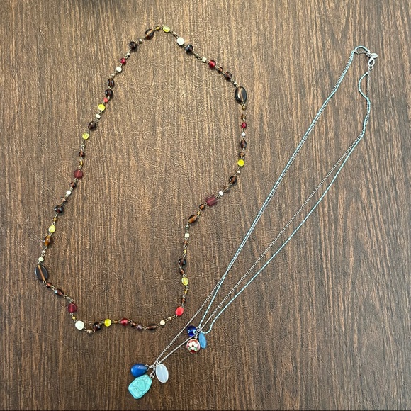 Express | Jewelry | 425 Express Long Colorful Necklaces | Poshmark